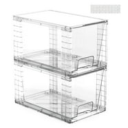 Vtopmart Stackable Clear Plastic Storage Drawers Set of 3 for Makeup ...