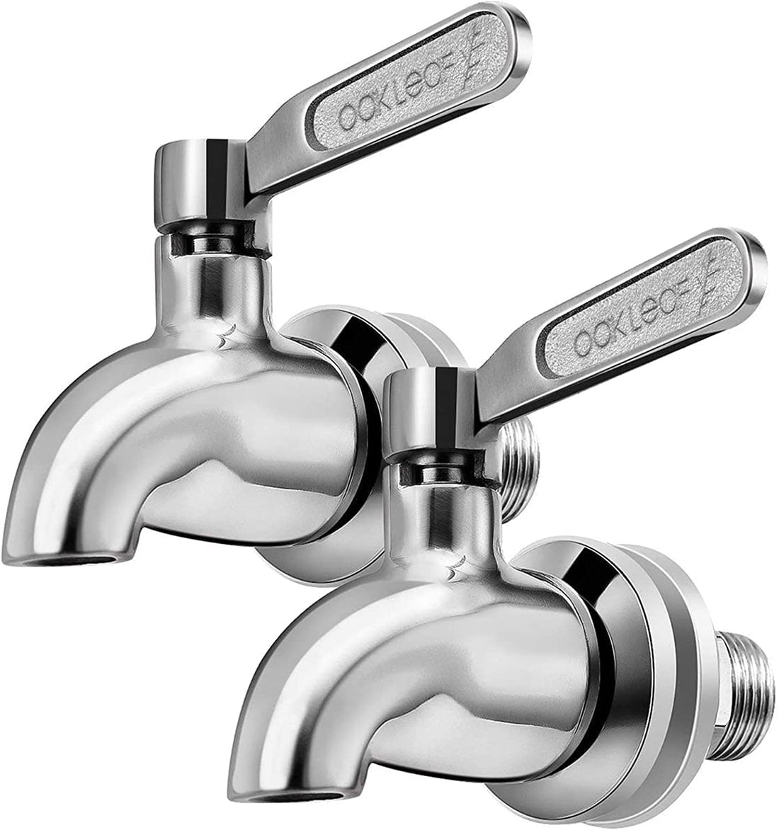 2 Pack Stainless Steel Beverage Jar Dispenser Replacement Spigot Faucet ...
