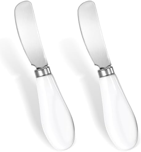 2 Pack Stainless Steel Butter Spreader Knife, Cheese Spreader Knives ...