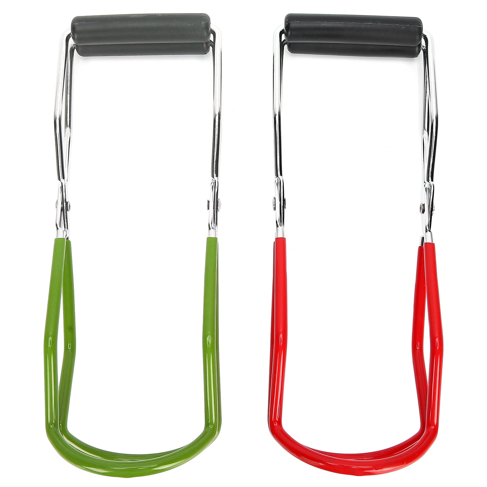 2-Pack Stainless Steel Canning Jar Lifter Tongs with Grip Handle for ...