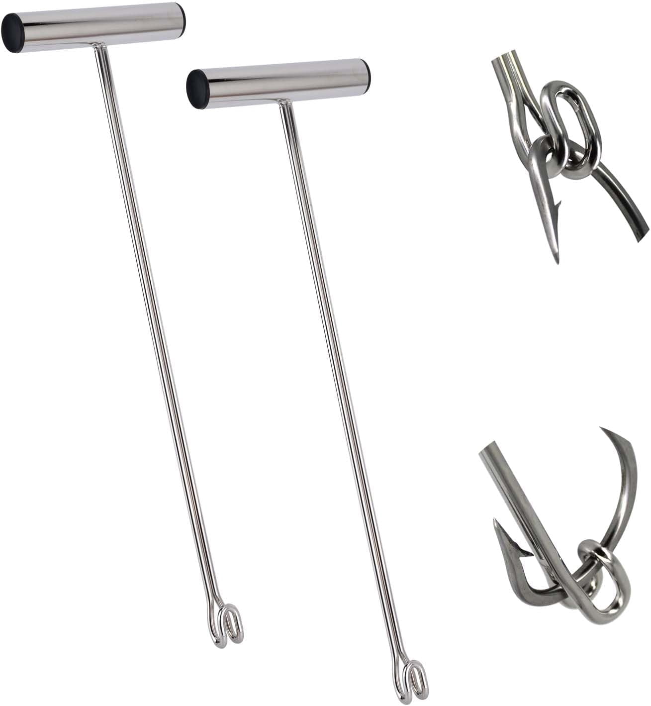 2 Pack Stainless Steel Fishing Hook Remover，Push/Pull Hook Remover ...
