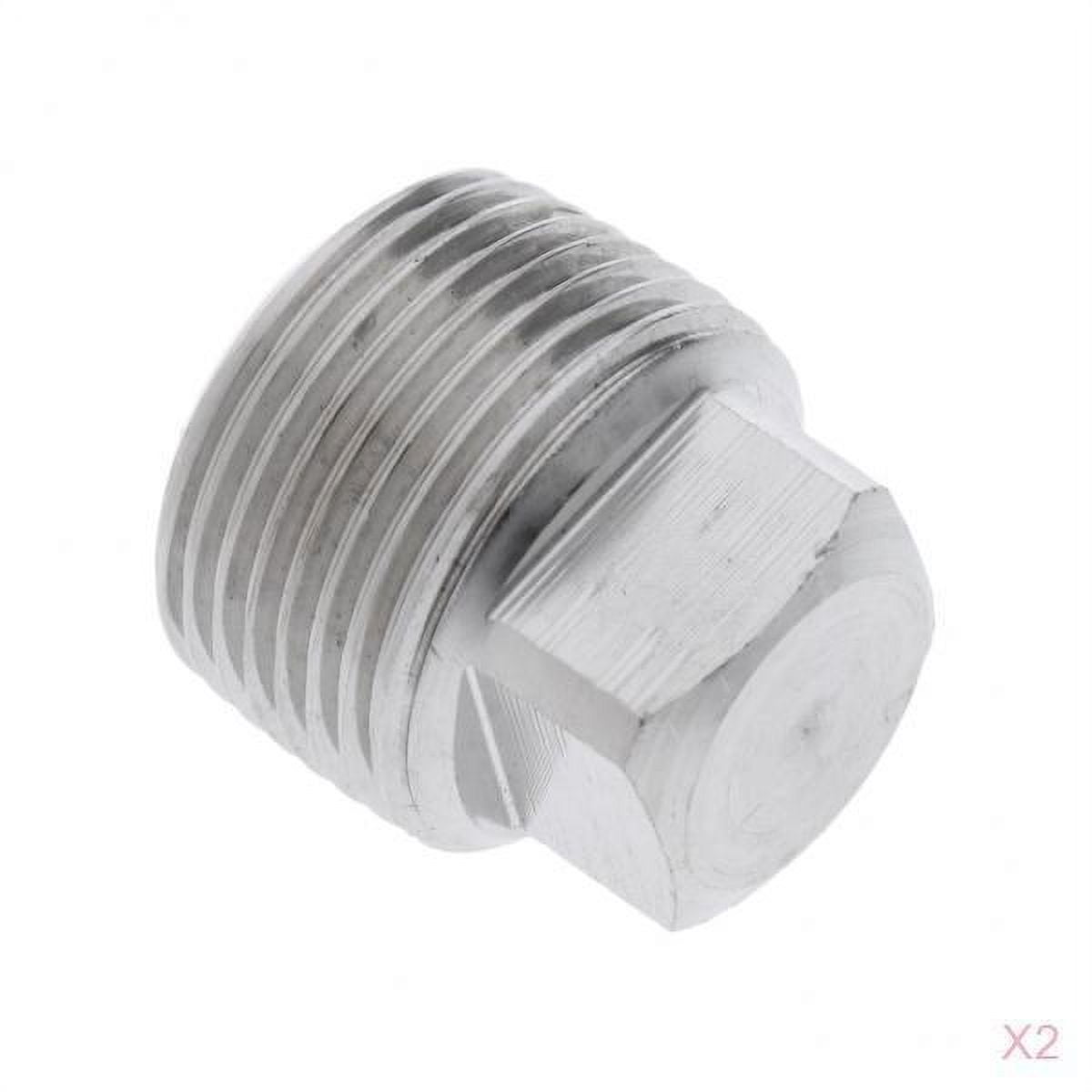 2 Pack Stainless Steel Marine Boat 1/2-Inch Garboard Drain Plug ...