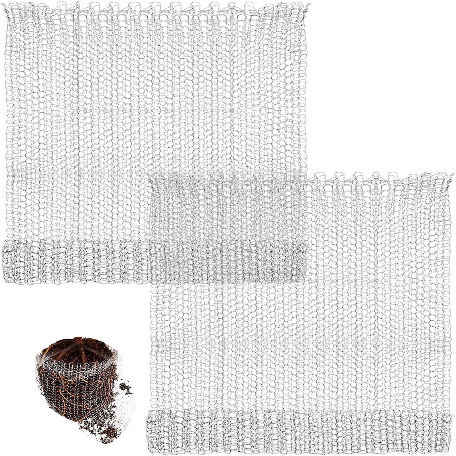 2 Pack Stainless Steel Metal Mesh Bag for Plant Protection, 5 Gallon ...