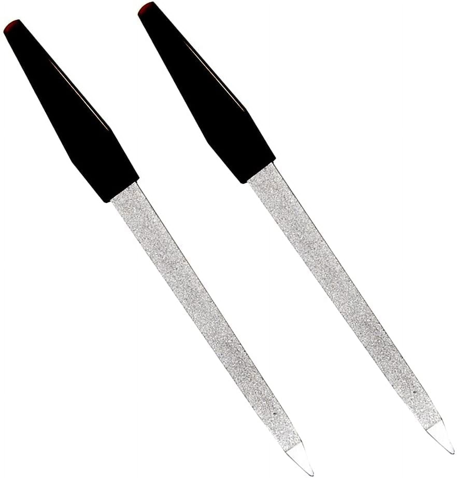 (2 Pack) 6 inch Stainless Steel Metal Nail File for Fingernails ...