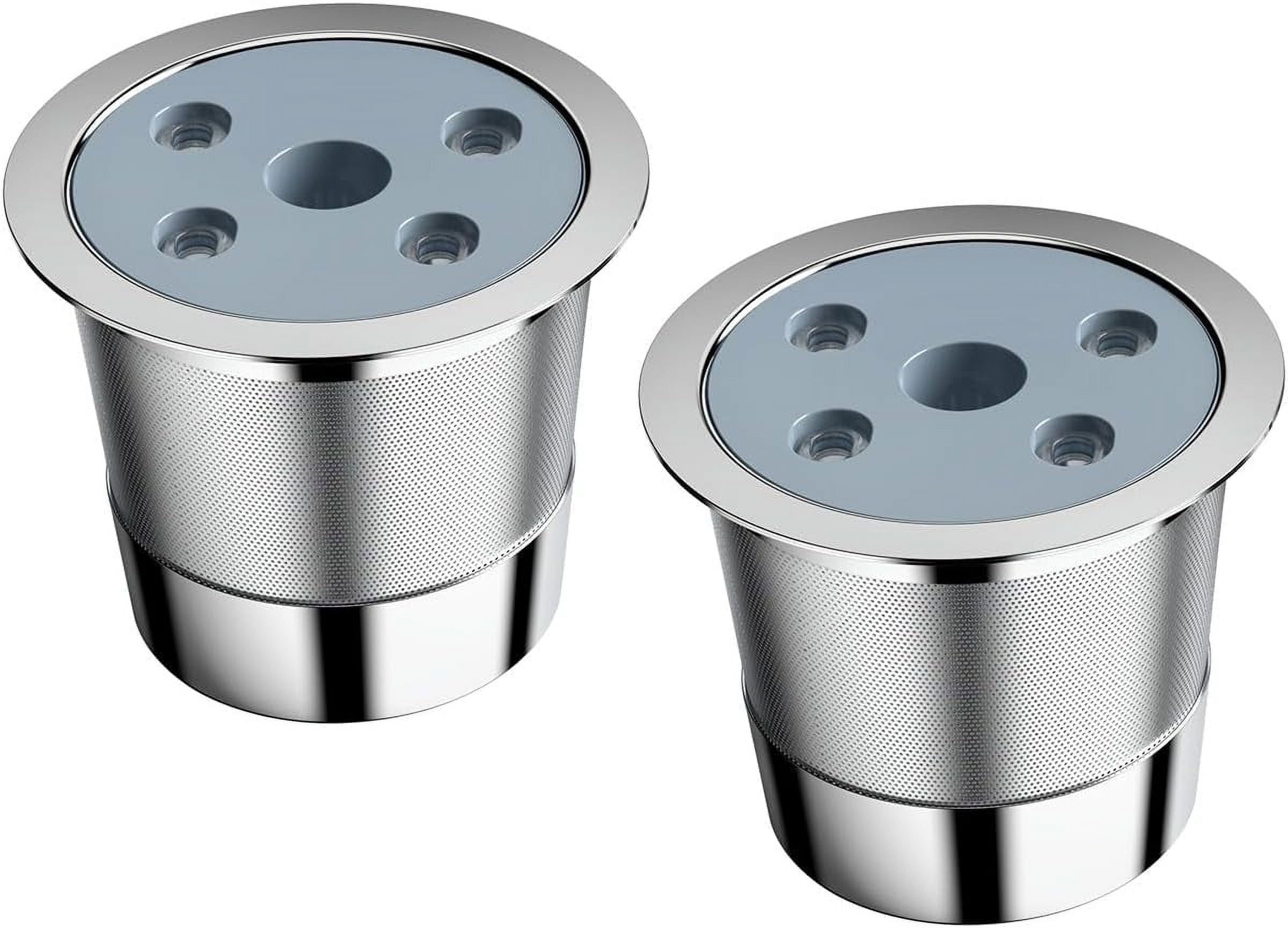 2 Pack Stainless Steel Reusable K-Cups,Reusable K Pods Coffee Filter ...