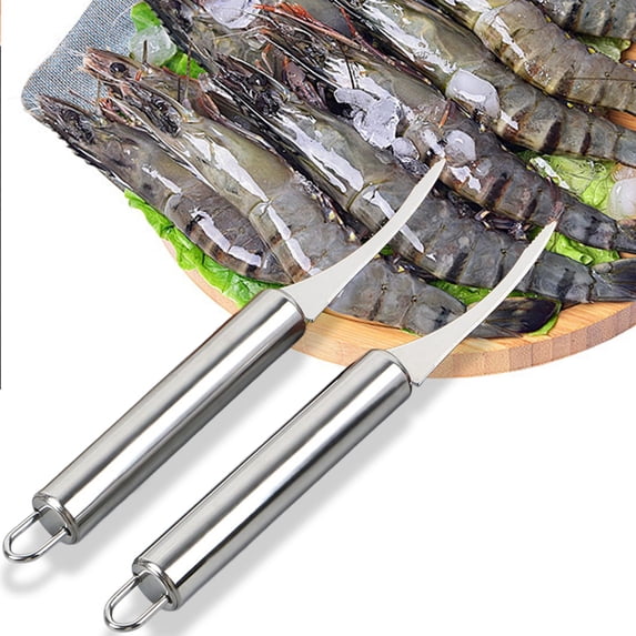 2 Pack Stainless Steel Shrimp Deveiner Tool - Shrimp Vein Remover for ...