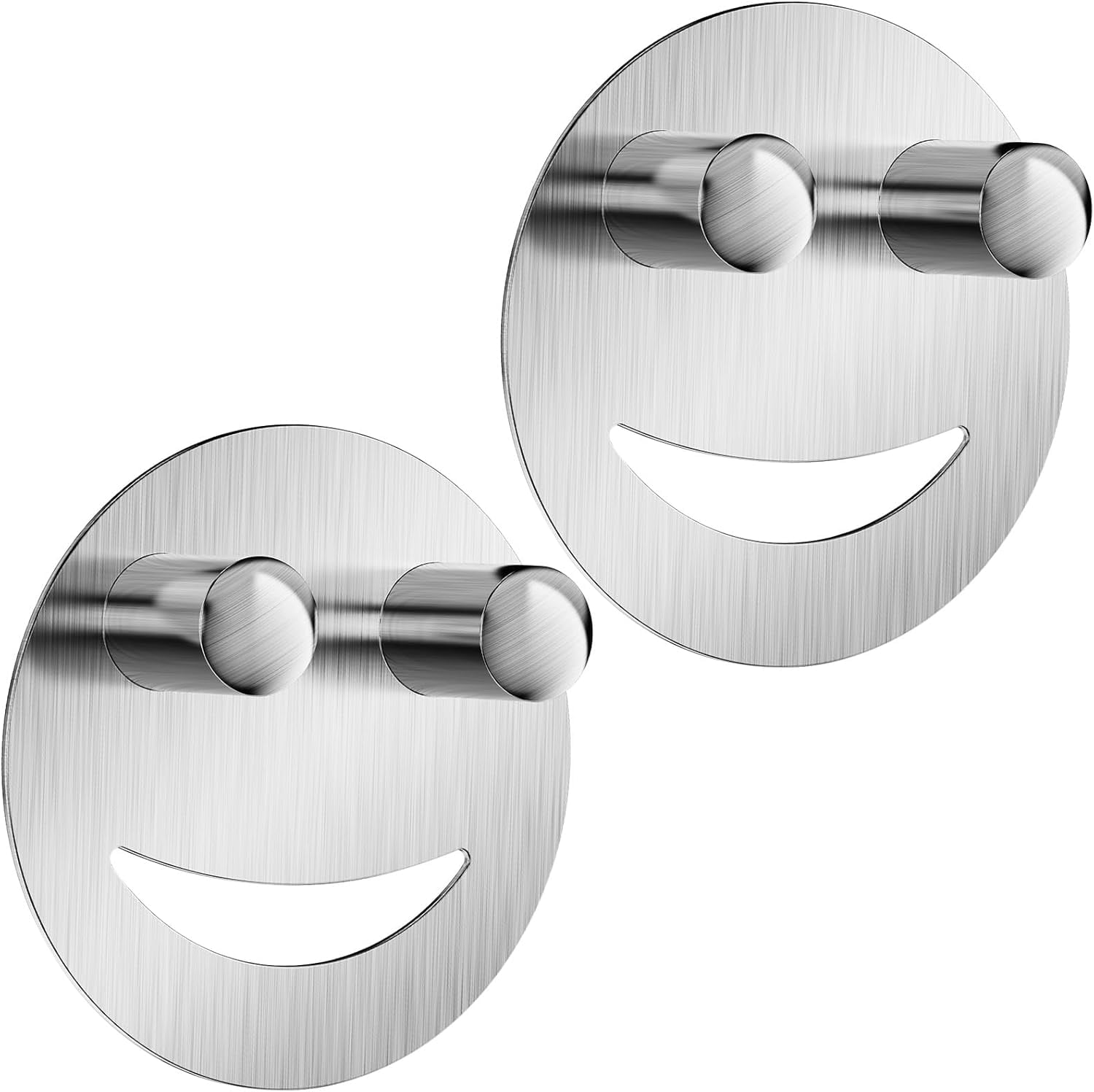 2 Pack Stainless Steel Smiley Face Dish Sponge Holder, Silver Sink ...