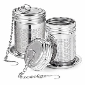 SELASTASUAL 304 Stainless Steel Tea Infuser with Fine Mesh, Spice ...