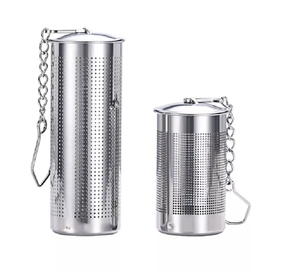 2-Pack Stainless Steel Tea Infusers – Fine Mesh Loose Leaf Tea Steepers ...