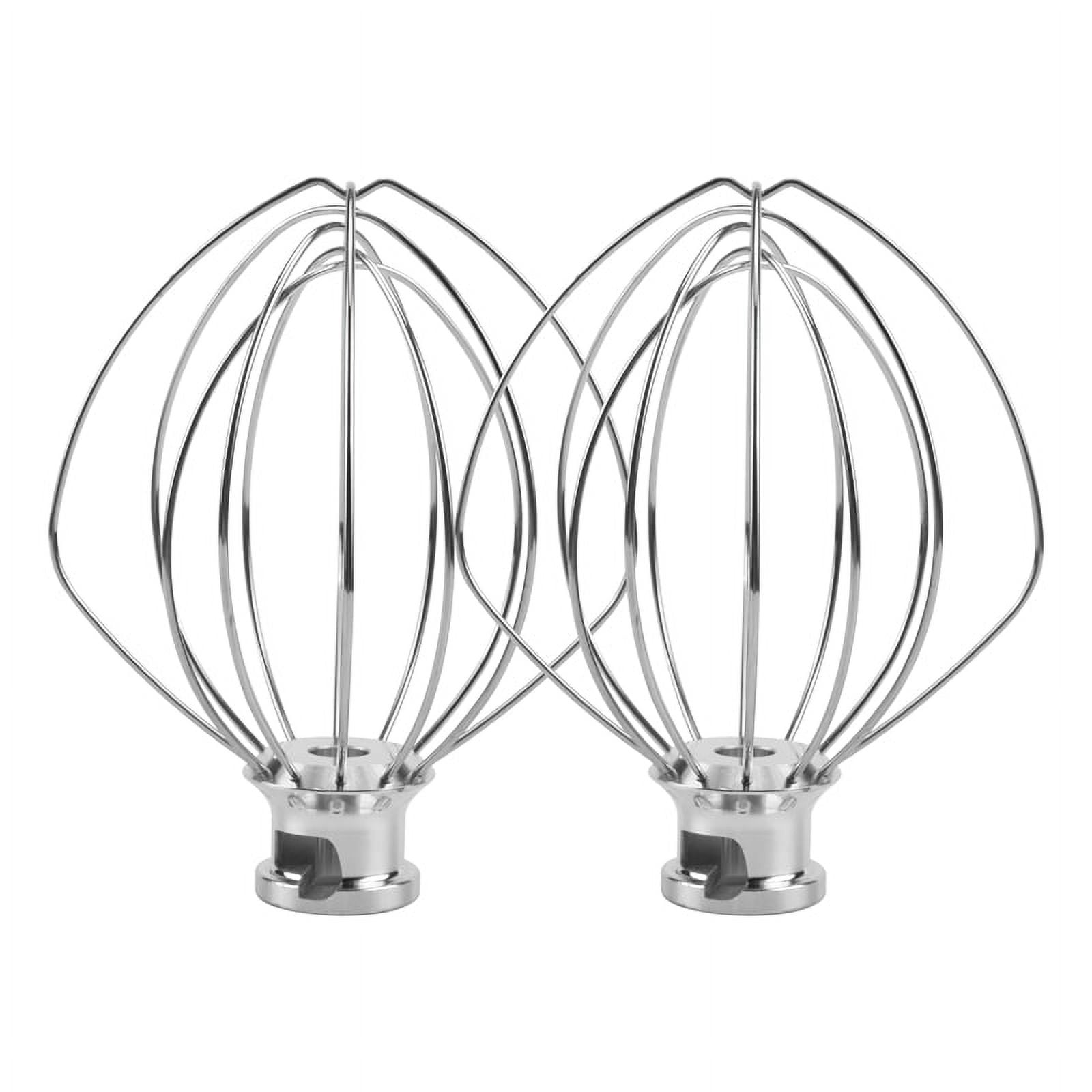 2 Pack Stainless Steel Wire Whip Mixer Attachment for K45WW Flour Cake ...