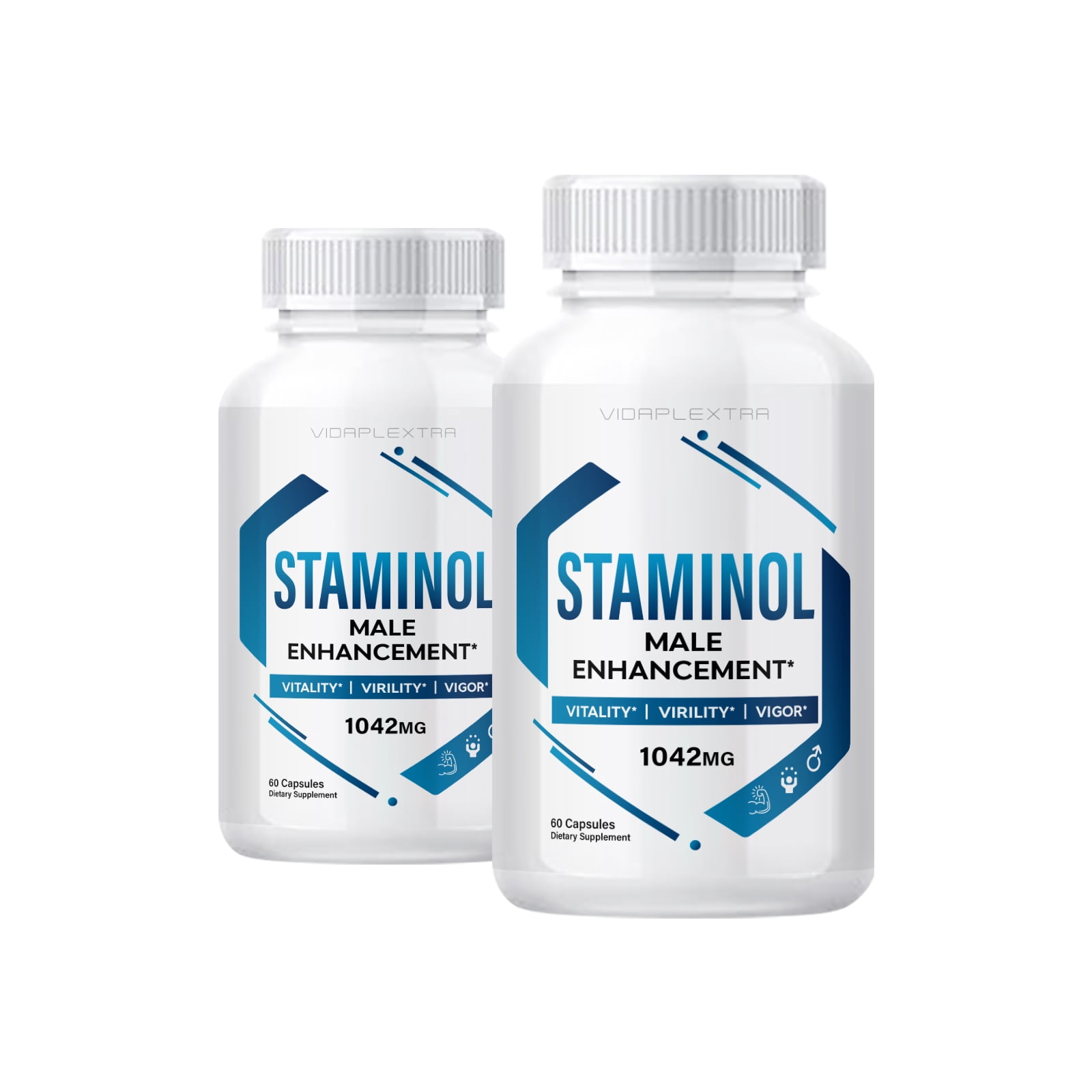 (2 Pack) Staminol Capsules - Staminol Male Capsules - Walmart Business ...