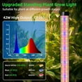 2 Pack Standing Grow Light for Indoor Plants, 42W 243LEDs Full Vertical ...