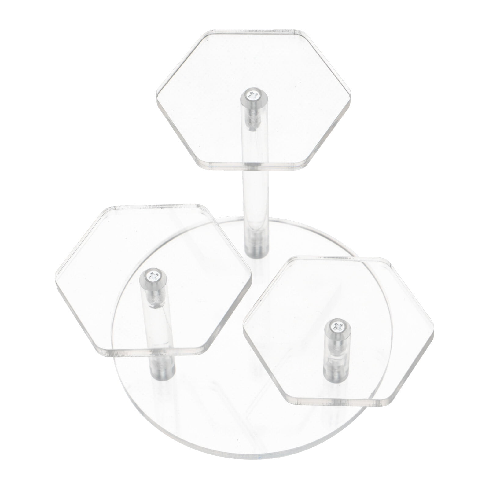 2 Pack Stands Transparent Ladder Display Rack Figurine - Walmart.com