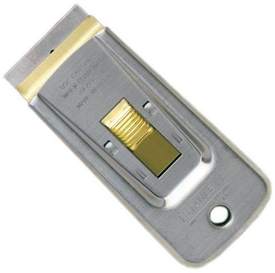 2 Pack Stanley 28-500 3-3/4" Retractable Razor Blade Scraper w/5 Blades ...