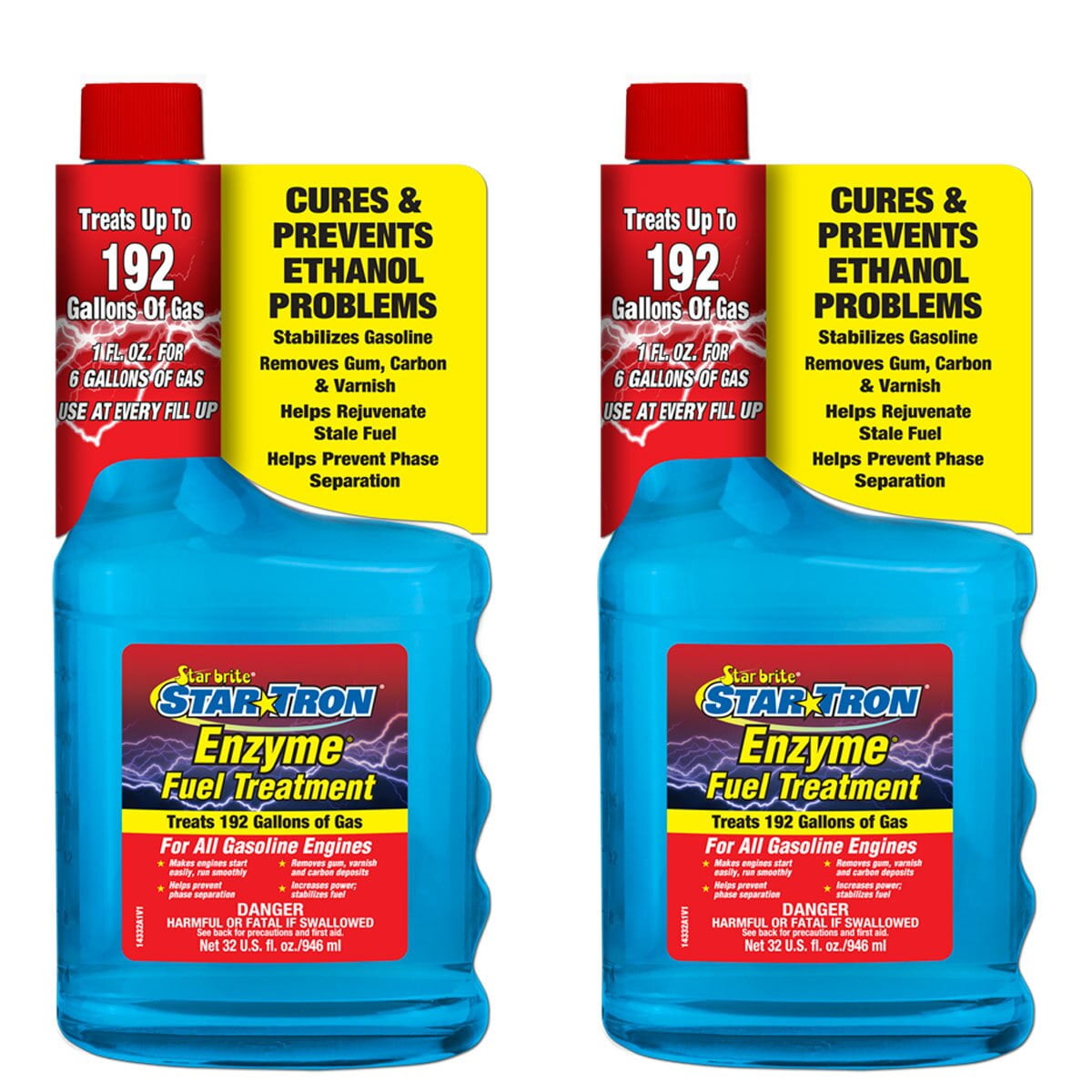 Free Shipping! 2-Pack Star Tron Enzyme Fuel Treatment 32oz Classic Gas ...