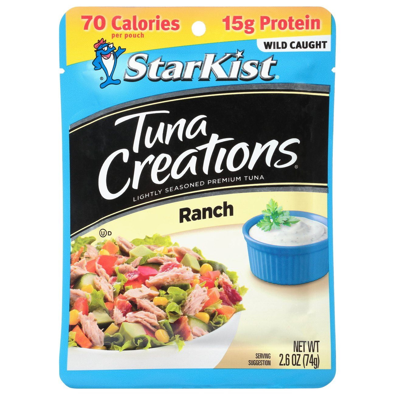 2 Pack - StarKist Tuna Creations Ranch Tuna Pouch - 2.6 oz Packaging ...