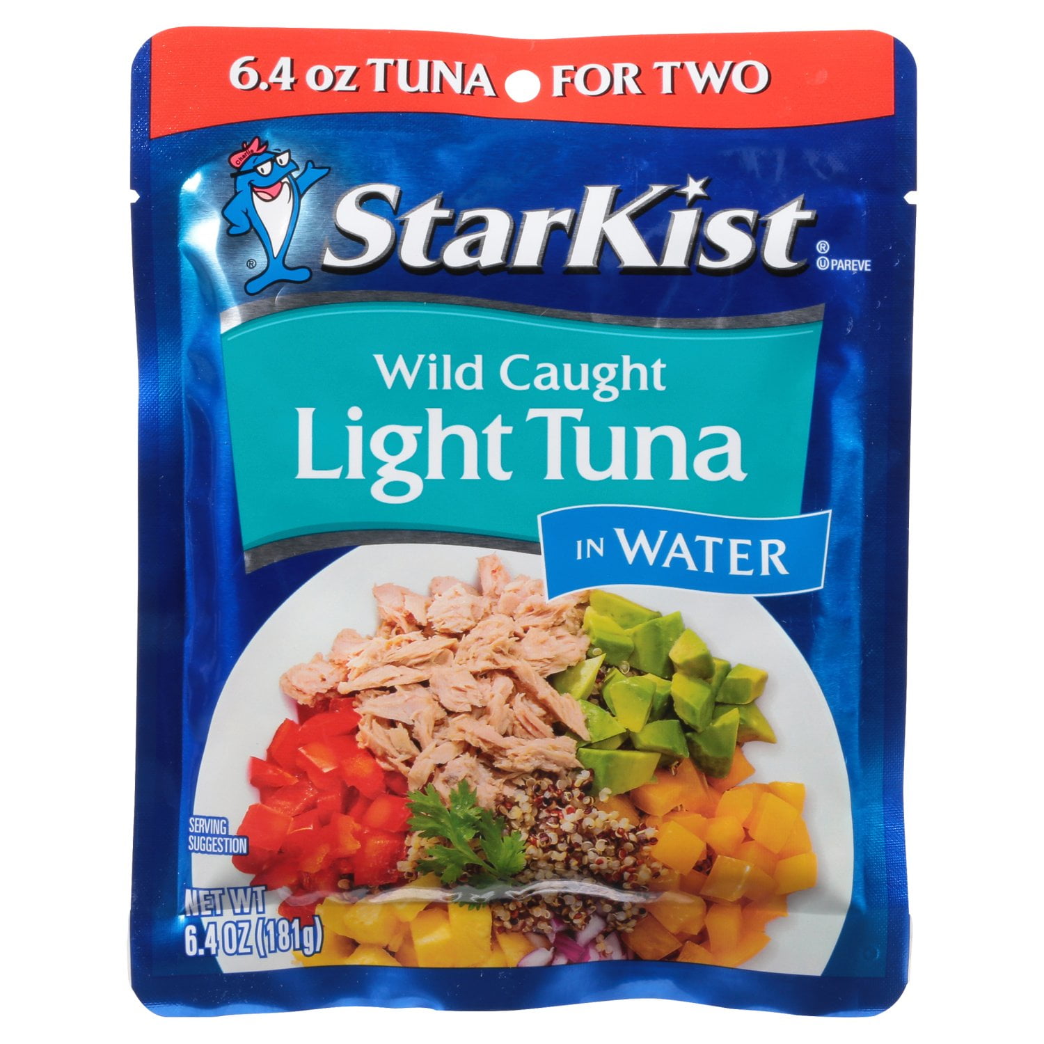 2 Pack - Starkist Tuna Chunk Light In Water 6.4 oz Package May Vary ...