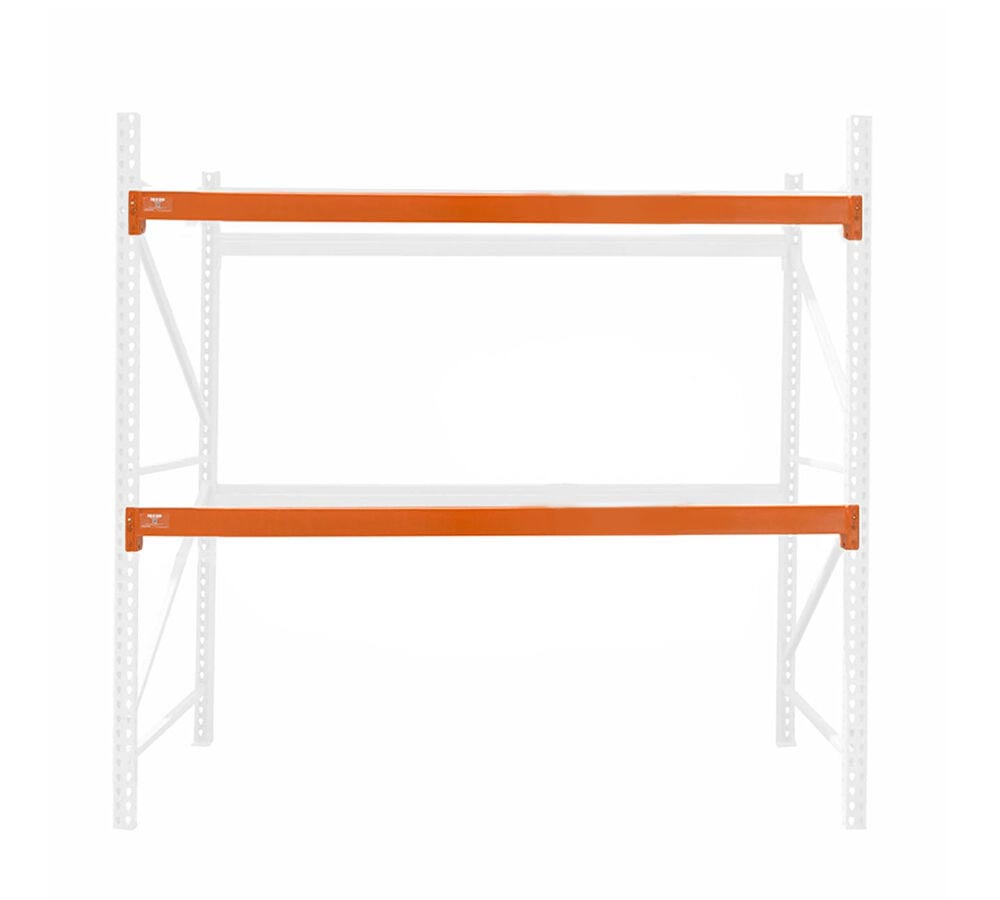 (2 Pack) Step Teardrop Style Pallet Racking Beam 6" (H) x 144"(L), 16ga ...
