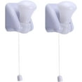 2 Pack Stick-Up Battery Operated Light Bulb, Battery Powered Wireless ...
