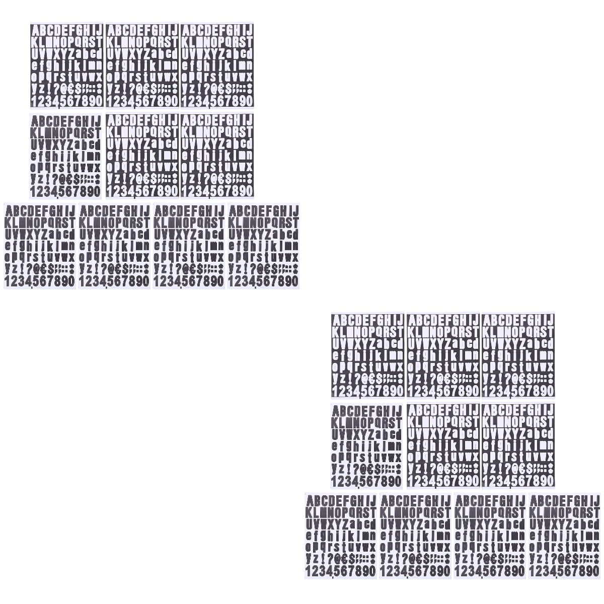 2 Pack Sticker Catcher Decals Letter Stickers Address Number Office ...