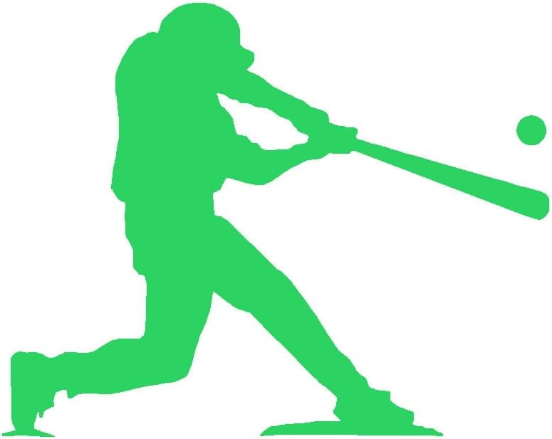 2 Pack - StickerDad® Baseball Player at Bat V1 Vinyl Decal - Size: 3.5 ...
