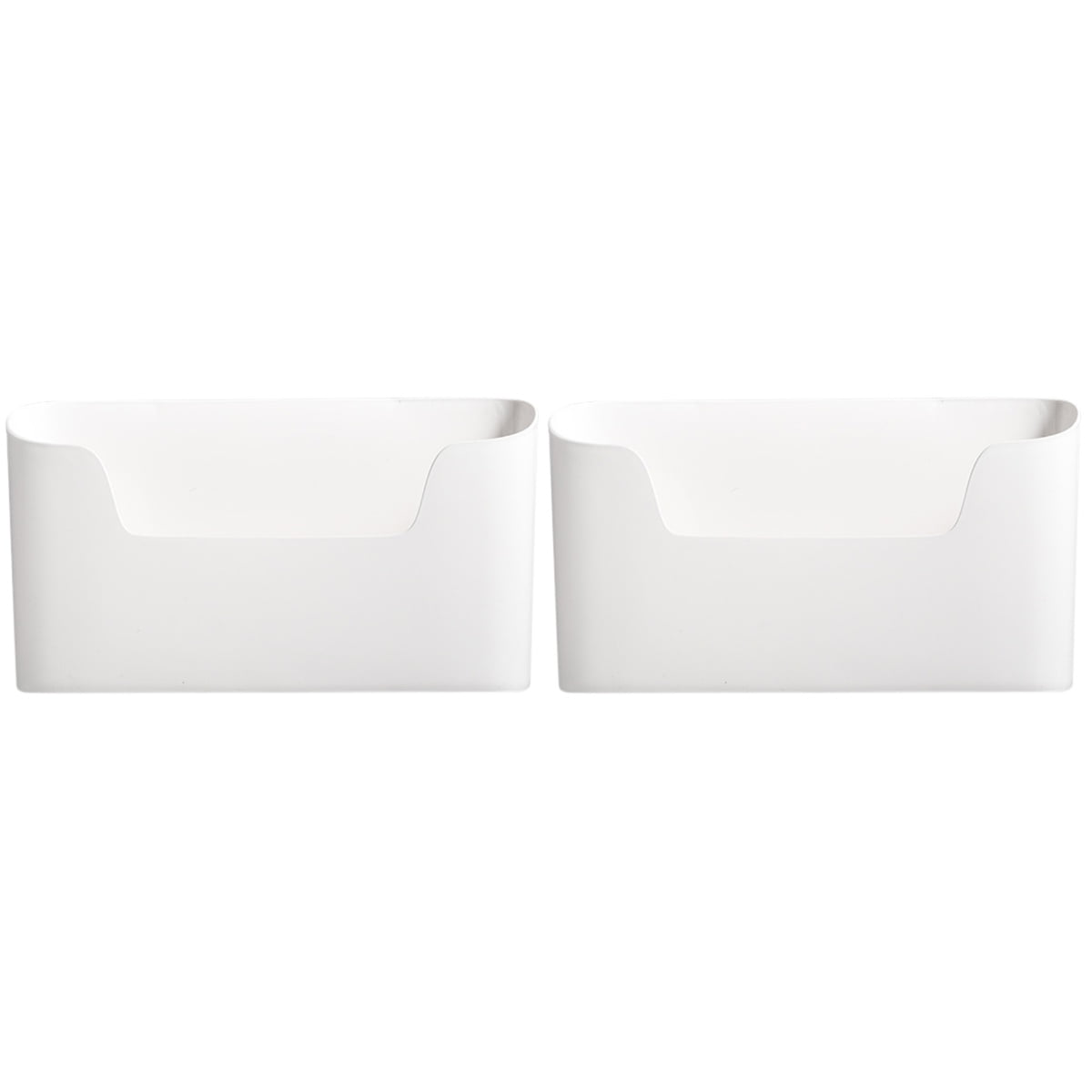 2 Pack Storage Box Tv Stand Mount Wall Organizer Sundries Remote ...