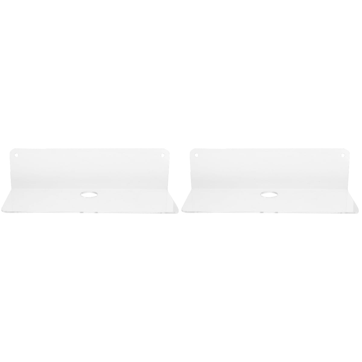 2 Pack Storage Shelf Acrylic Shelves Display Transparent Floating Wall ...