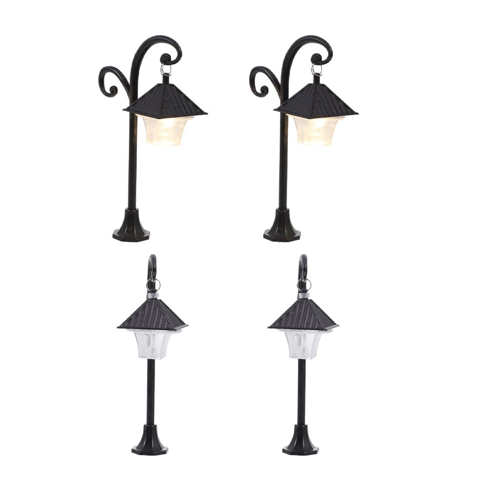 2 Pack Street Light Street Lamp Design 15X7.5cm Black - Walmart.com