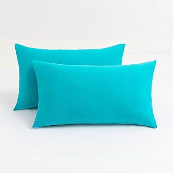 2-Pack Stretch Pillow Cases - Jersey Knit & Envelope Closure ...