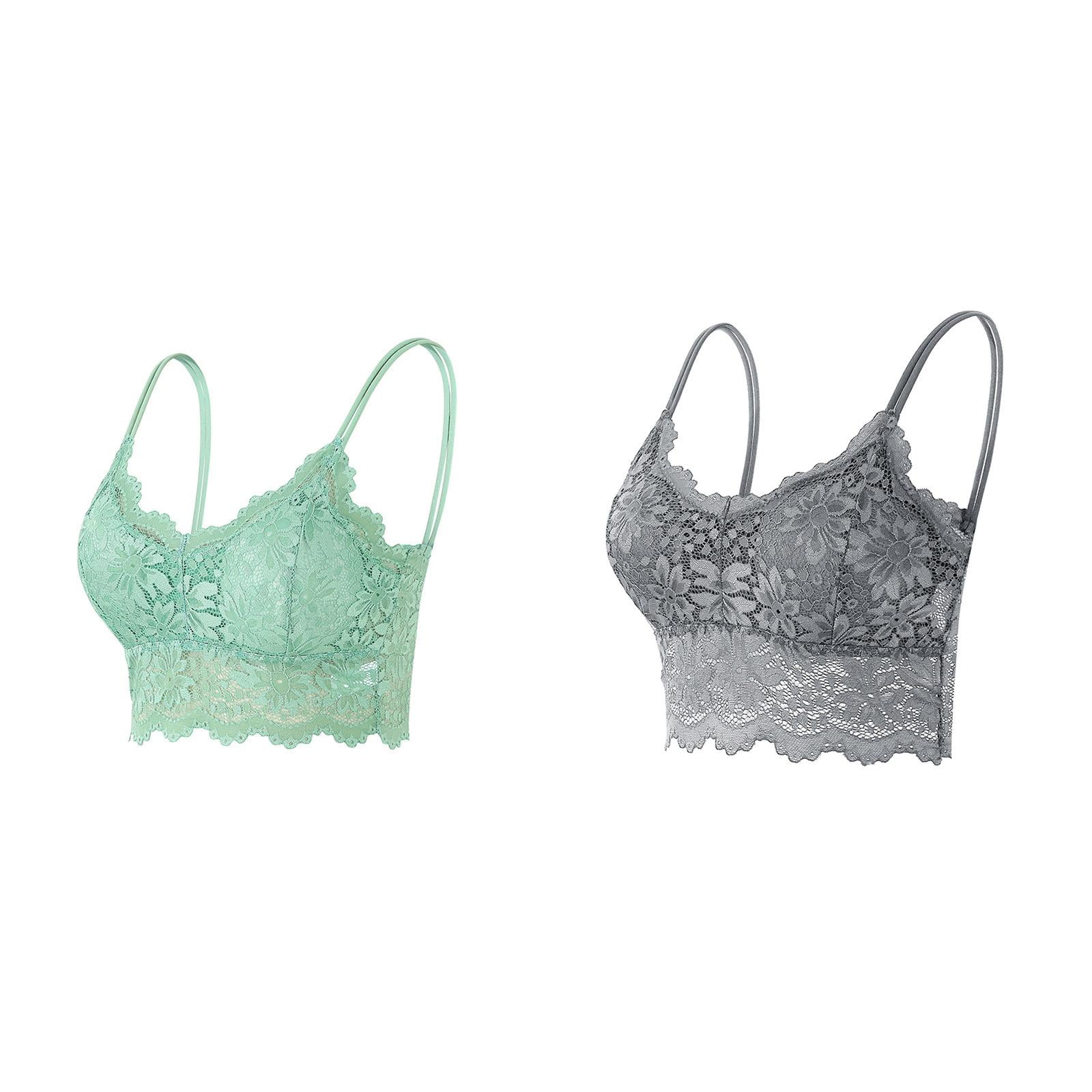 2-Pack,Stretch Strapless 1 Piece Bra Summer Bandeau Bra Plus Size ...