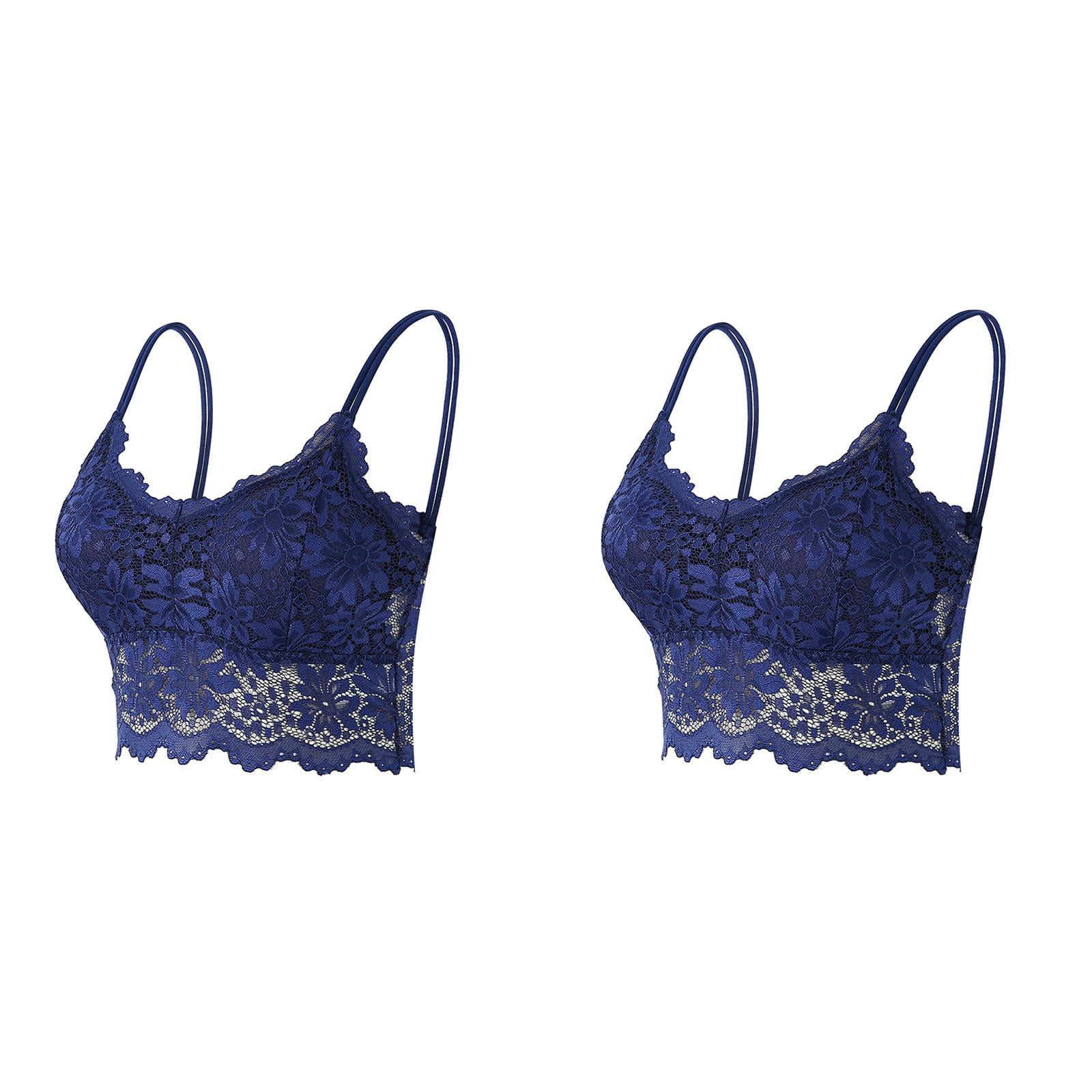 2 Pack,Stretch Strapless 1 Piece Bra Summer Bandeau Bra Plus Size ...