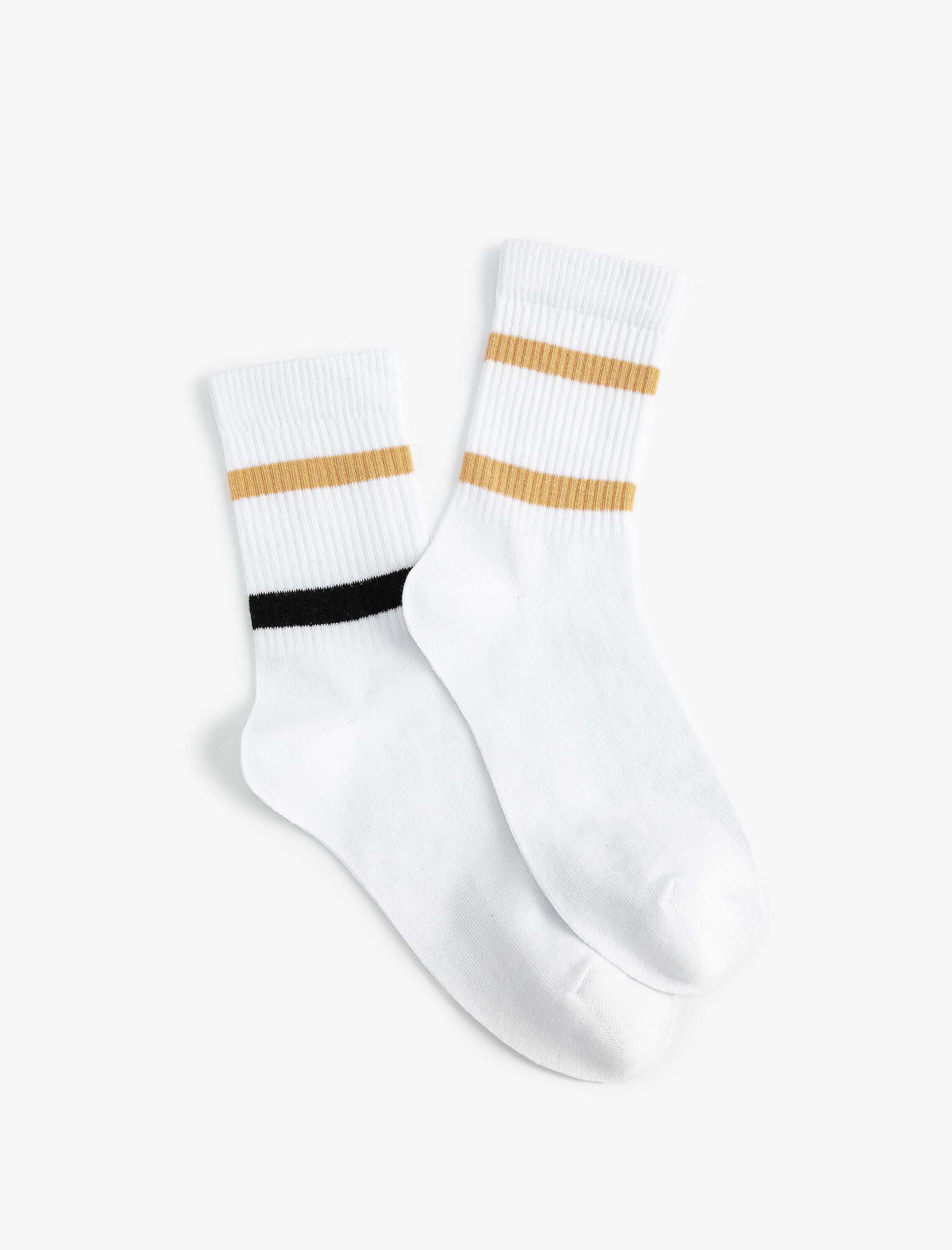 2-Pack Strip Detail Socket Socks Set - Walmart.com