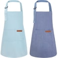 2 Pack Stripes Kids Apron, Cooking Aprons with Pockets, Cute for Boys ...