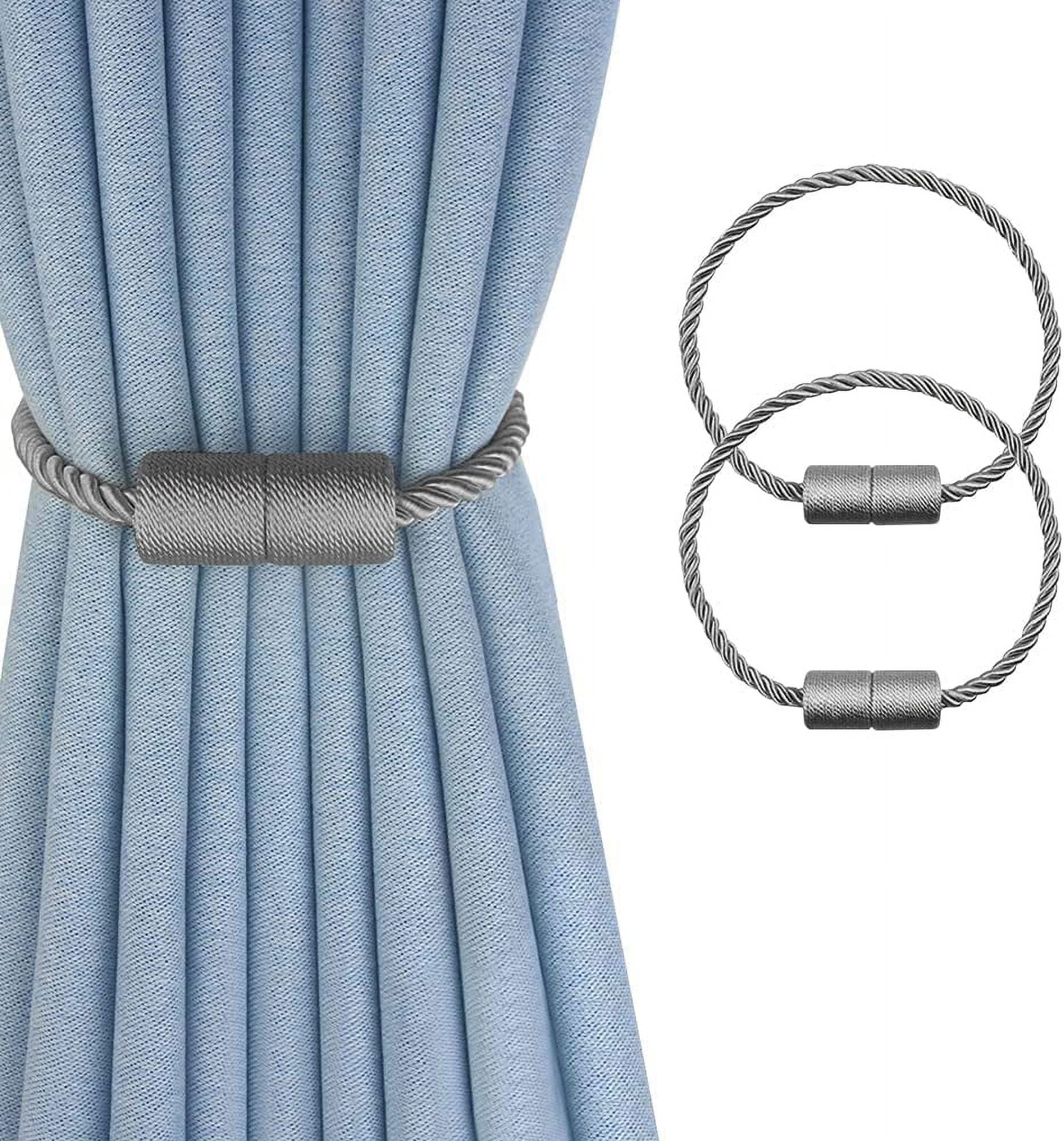 2 Pack Strong Magnetic Curtain Tiebacks Outdoor Decorative Tie Backs ...