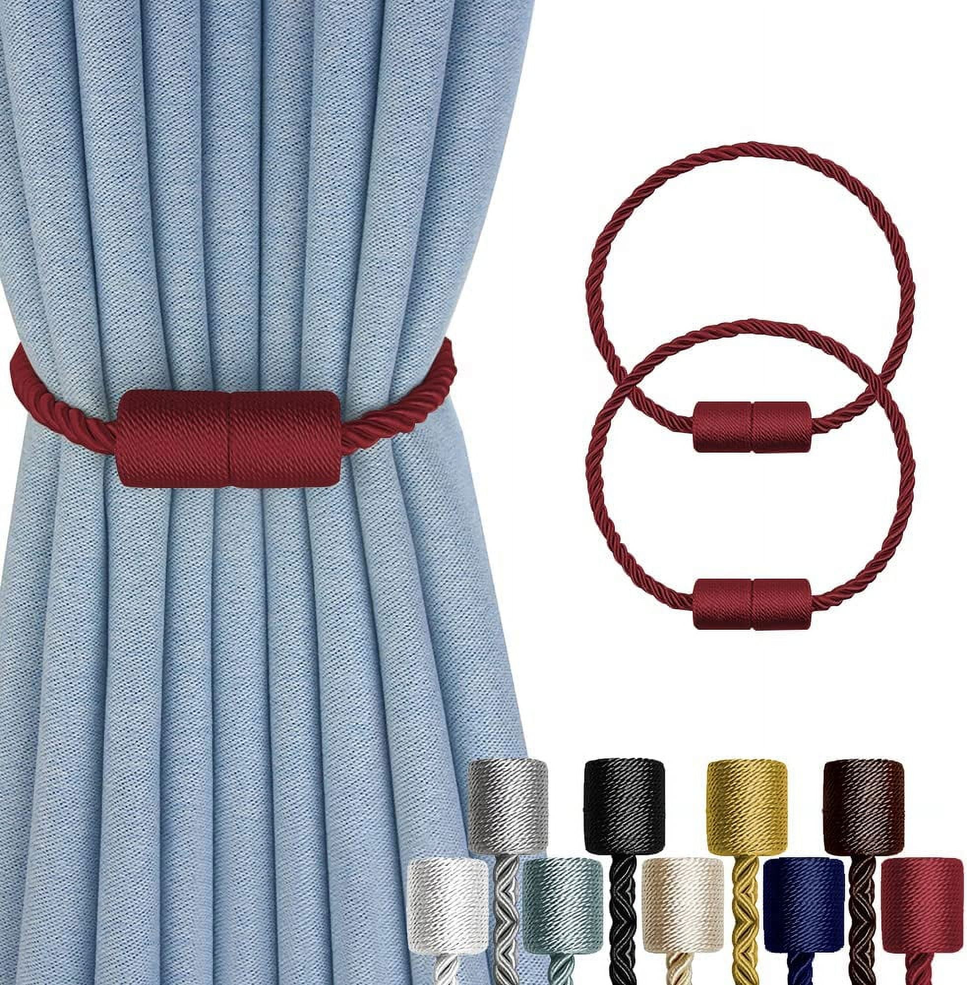 2 Pack Strong Magnetic Curtain Tiebacks Outdoor Decorative Tie Backs ...