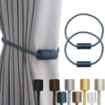 2 Pack Strong Magnetic Curtain Tiebacks Outdoor Elegant Decorative Tie ...