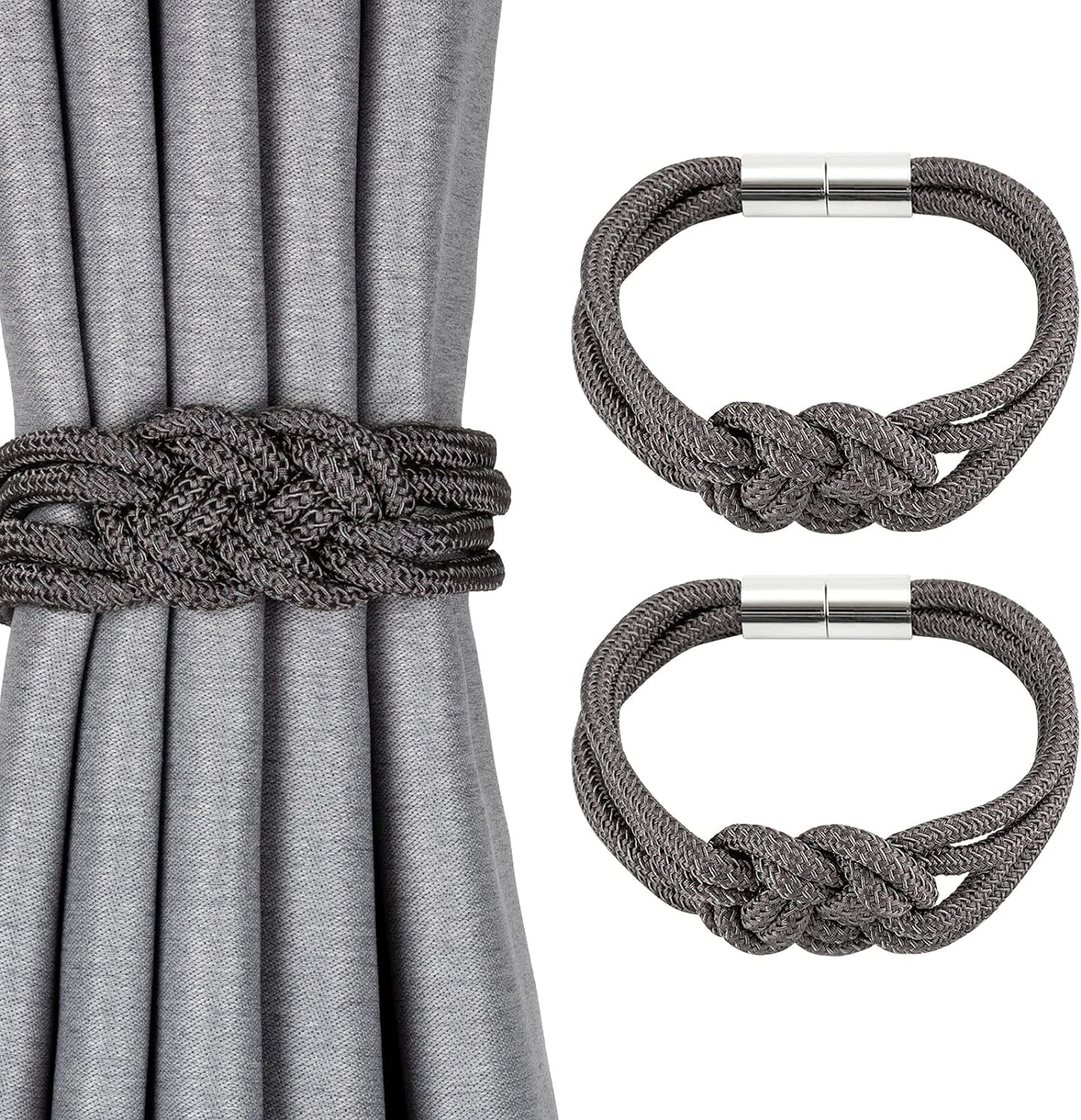 2 Pack Strong Magnetic Curtain Tiebacks Upgrade Nordic Simple Style ...