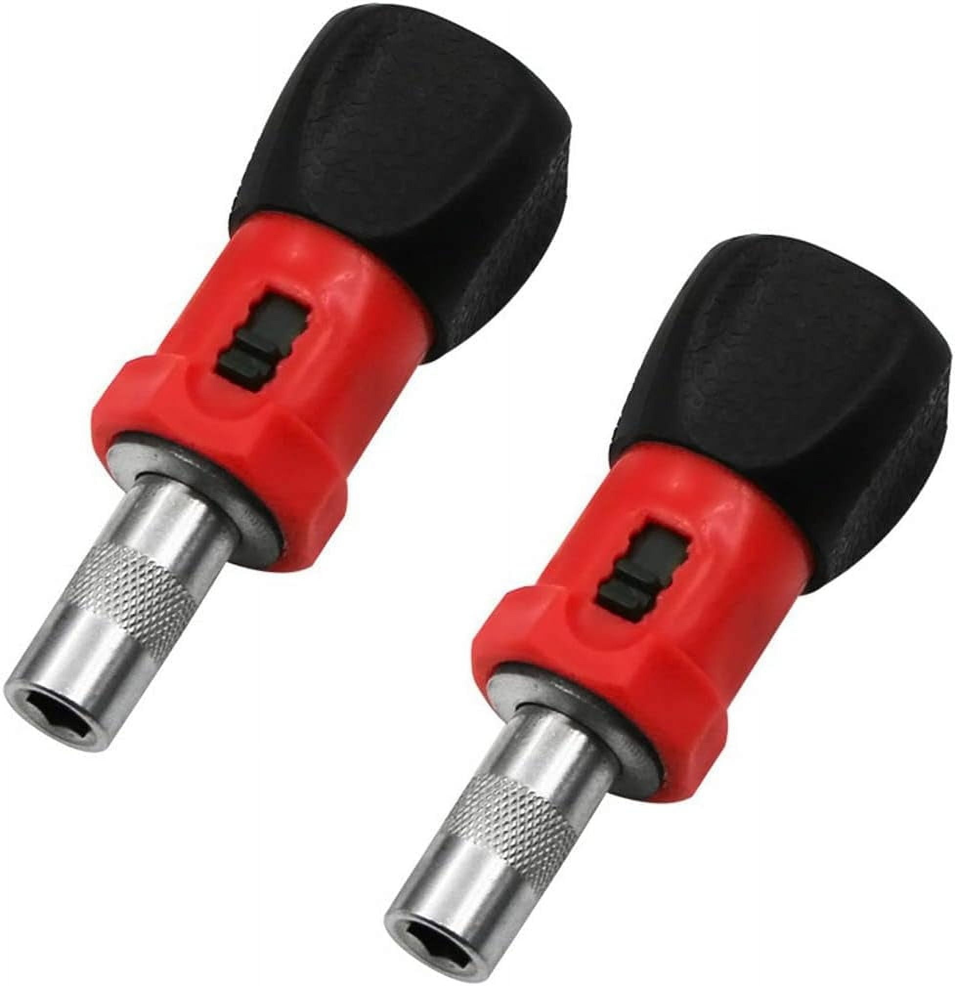 2 Pack Stubby Ratcheting Screwdriver Short Mini Ratchet Wrench Pocket ...