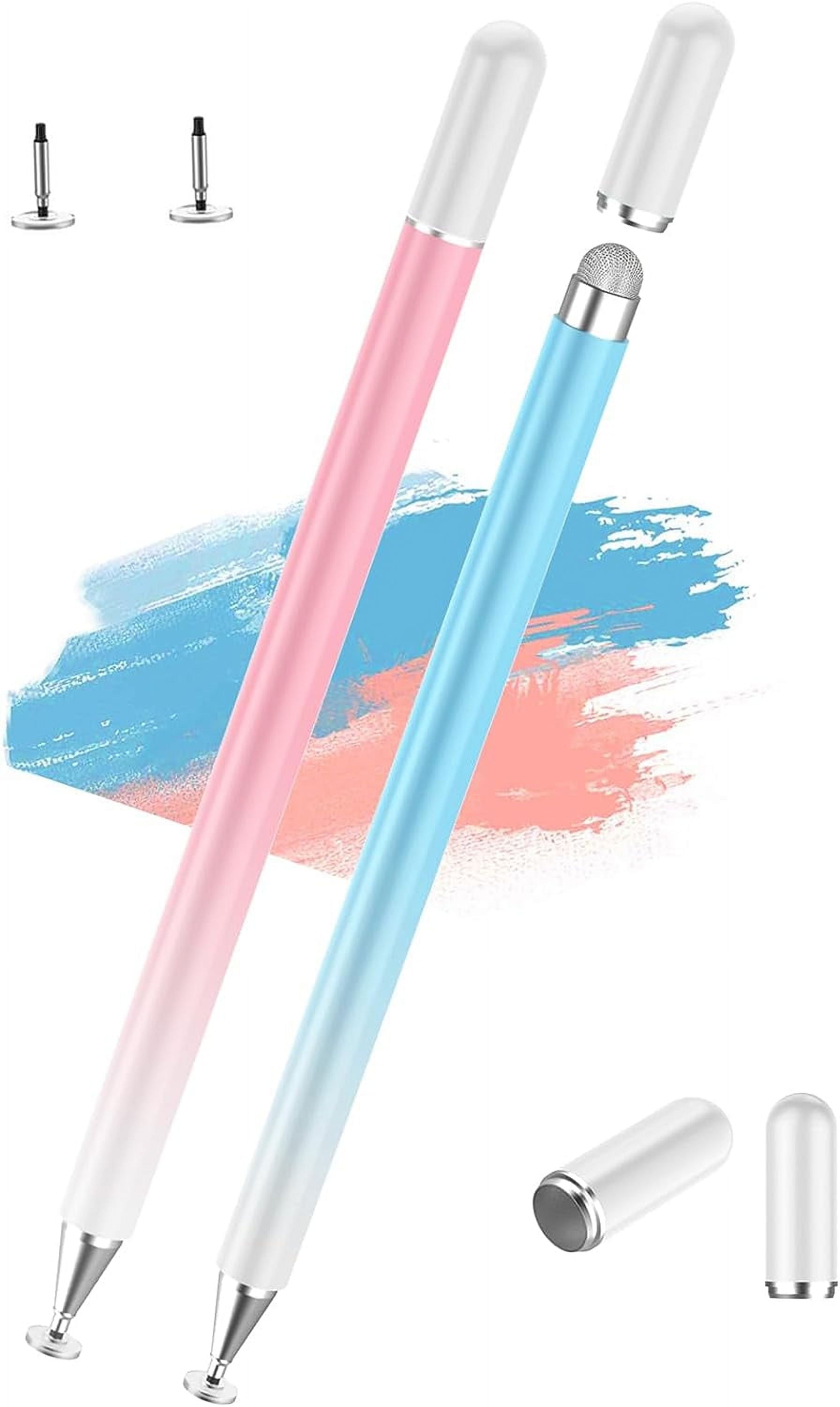 2 Pack Stylus Pens for Touch Screens, 2 in 1 Sensitivity & Precision Stylus Pen for iPad, Stylus ...