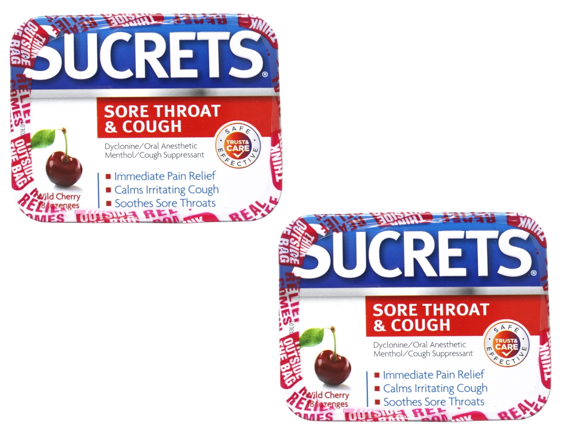 Sucrets Sore Throat & Cough Lozenges, Oral Anesthetic & Cough ...