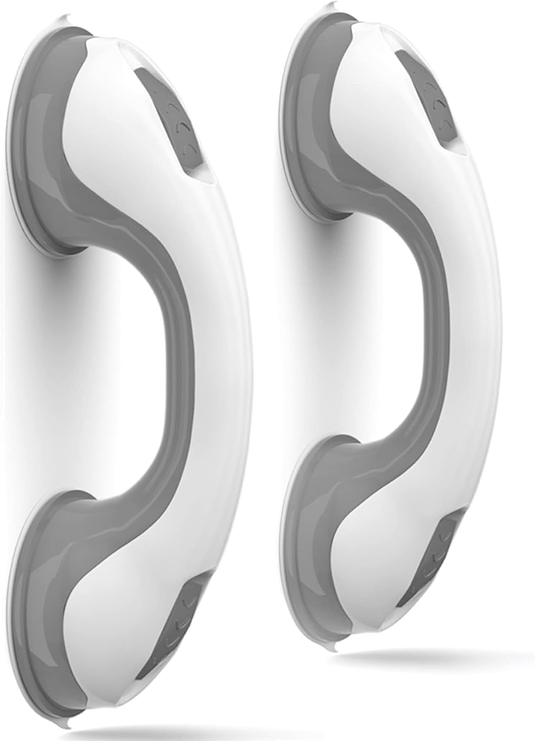 2 Pack Suction Grab Bars for Bathroom, 12 Inch Suction Cup Handle ...