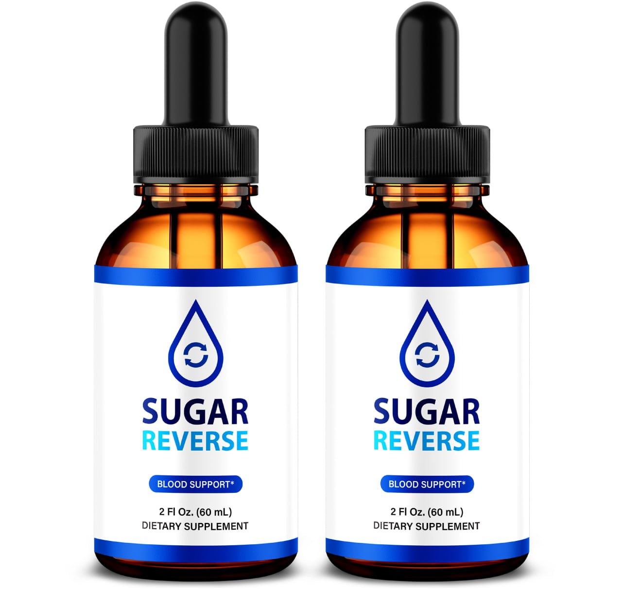 (2 Pack) Sugar Reverse Drops, Official Blood Support In Liquid Form ...