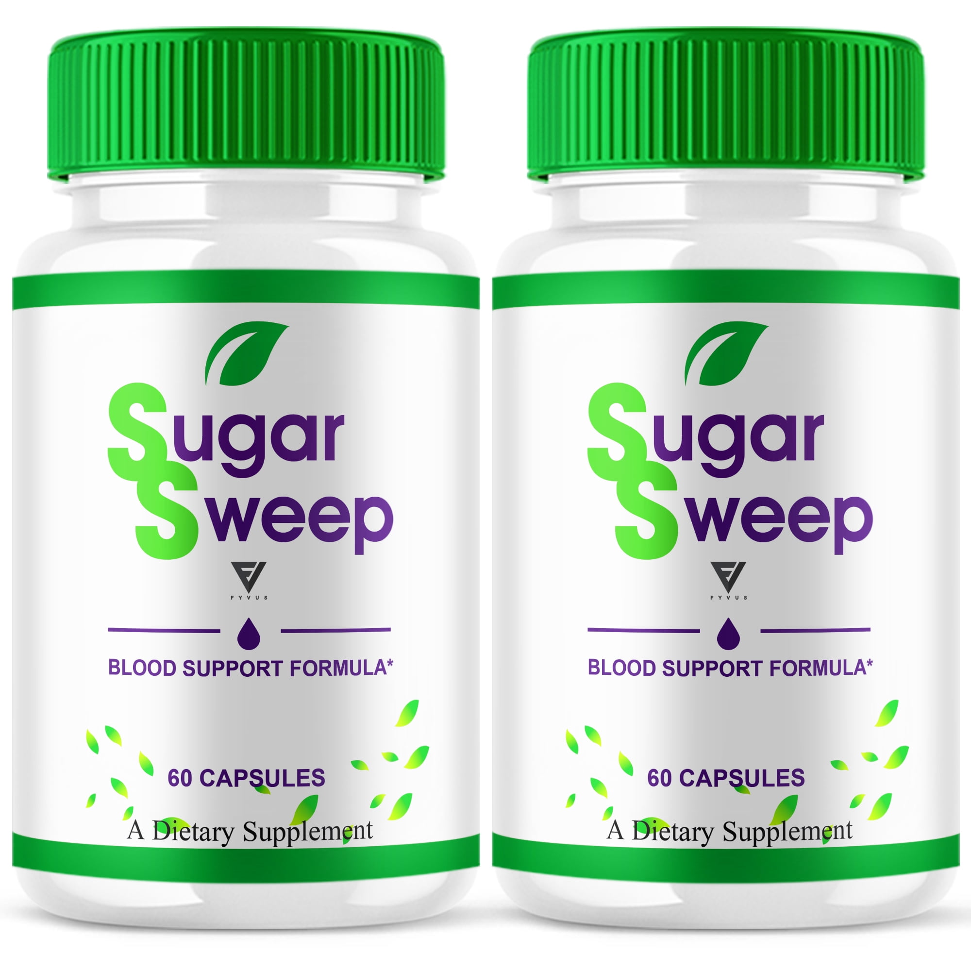 (2 Pack) Sugar Sweep Blood Support Supplement, SugarSweep Pills (120 ...