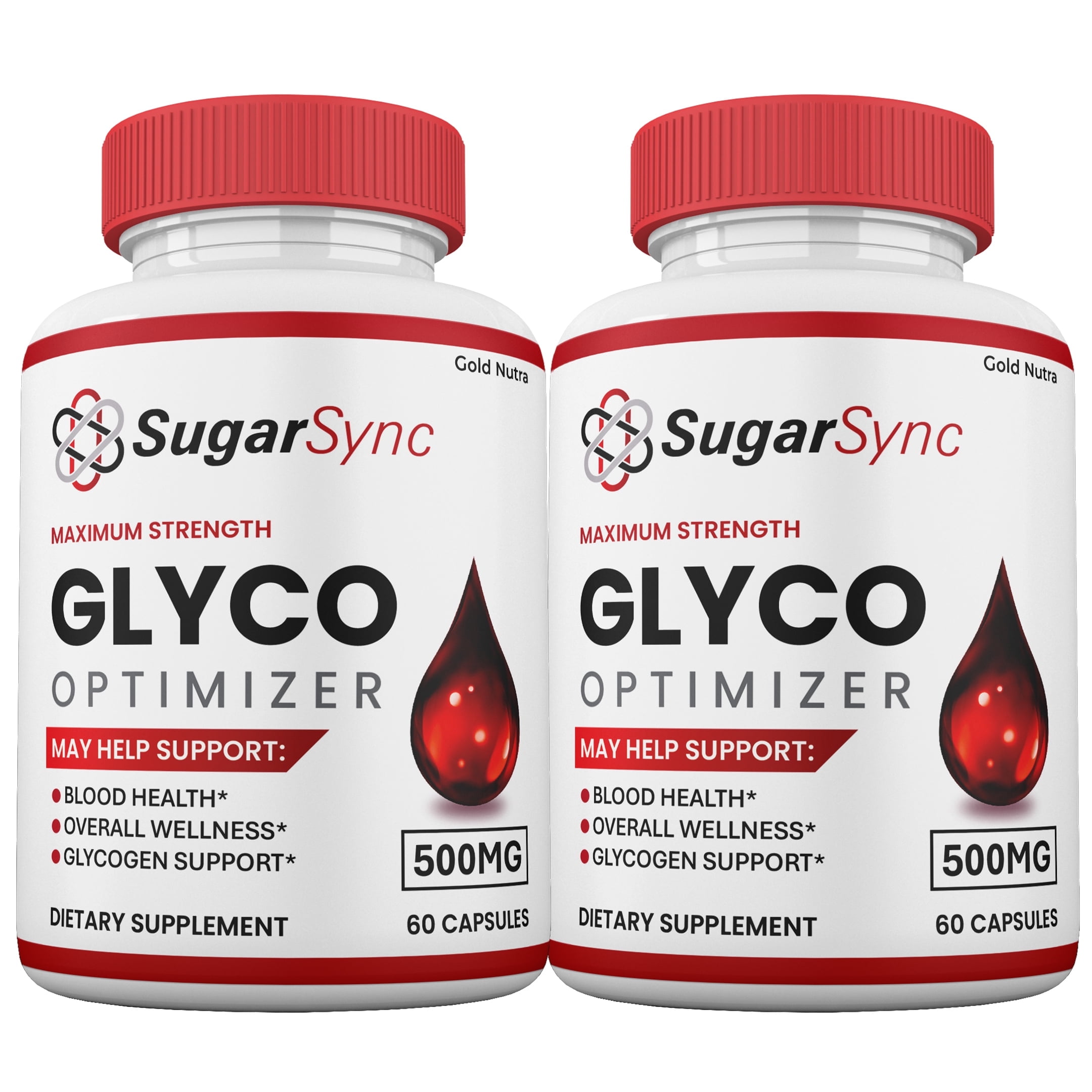 (2 Pack) Sugar Sync Glyco Optimizer Pills, Max Strength Supplement ...