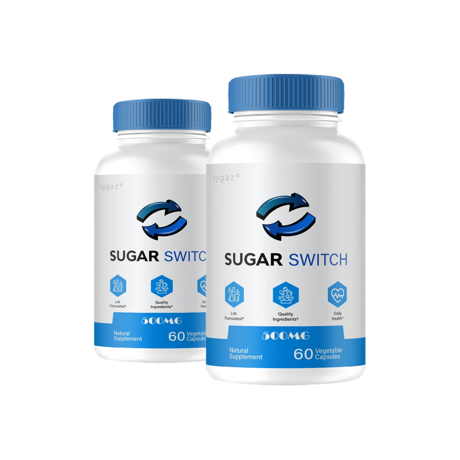 (2 Pack) SugarSwitch - Sugar Switch Pill Supplement - Walmart.com