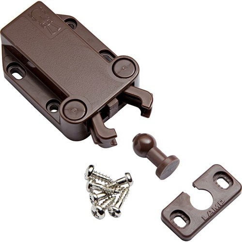 2 Pack Sugatsune LAMP Non-Magnetic Touch Latch Safe Push Latch, Brown ...