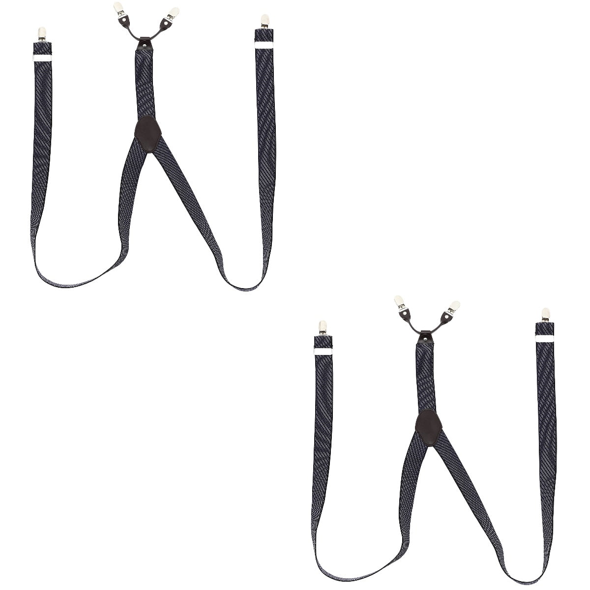 2 Pack Suit Trousers Suspender Clip Men's Elastic for Straps Heavy Clip ...