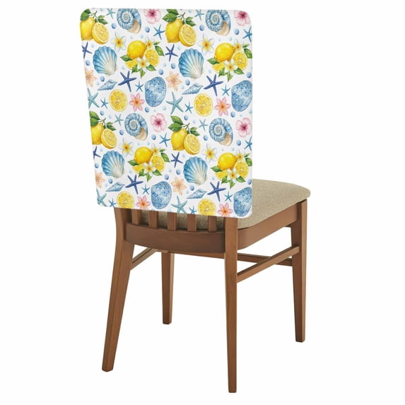 2 Pack Summer Beach Chair Back Covers Ocean Starfish Shell Coastal ...