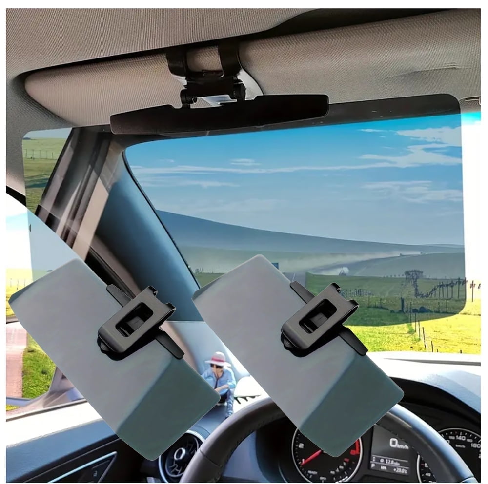 2 Pack Sun Visor Extender for Cars, Car Sun Visor, Universal Anti-Glare ...