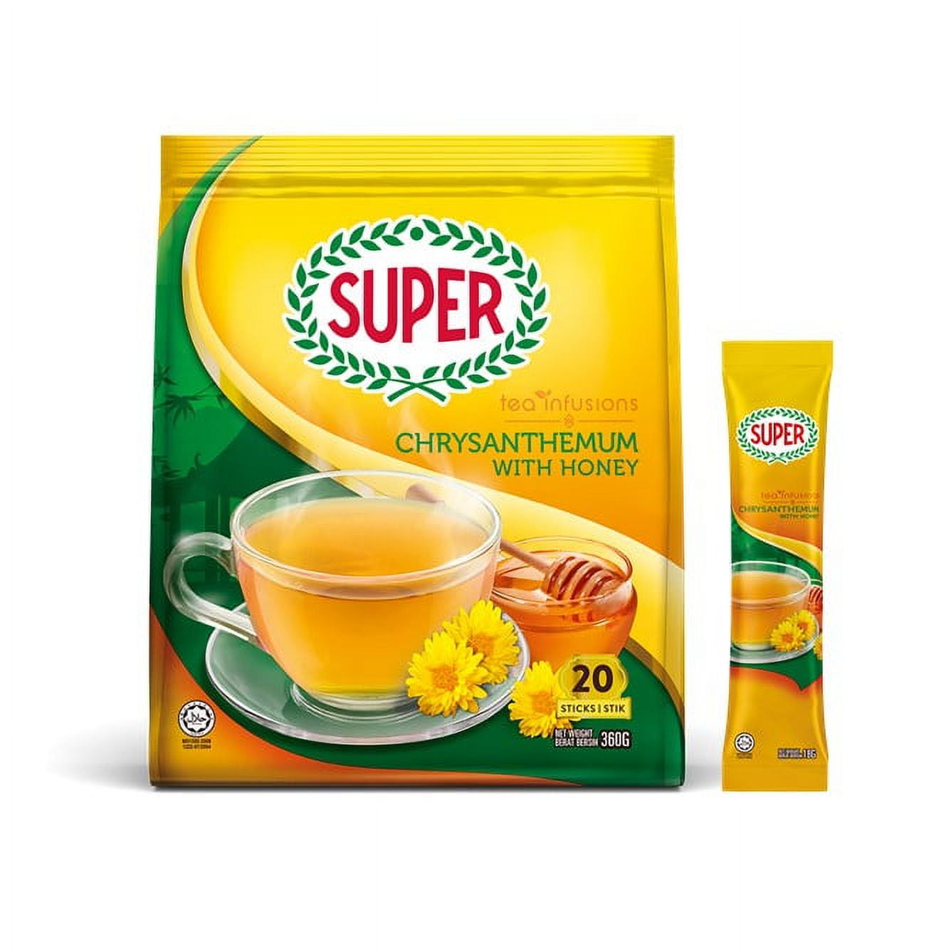(2 Pack) Super Instant Chrysanthemum Tea with Honey - 2 x (360g/20 ...